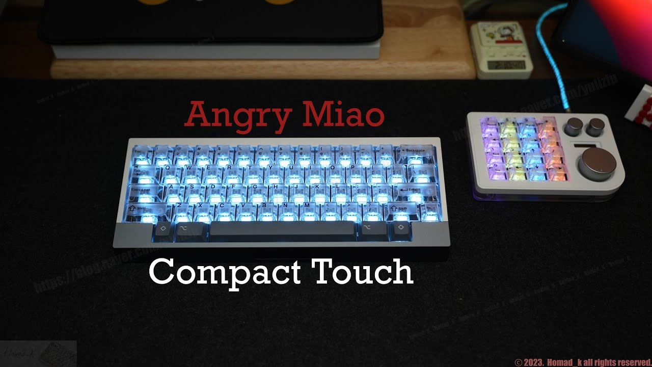 Angry Miao Compact Touch + HG Clear + SW Clear Typing Sound - YouTube