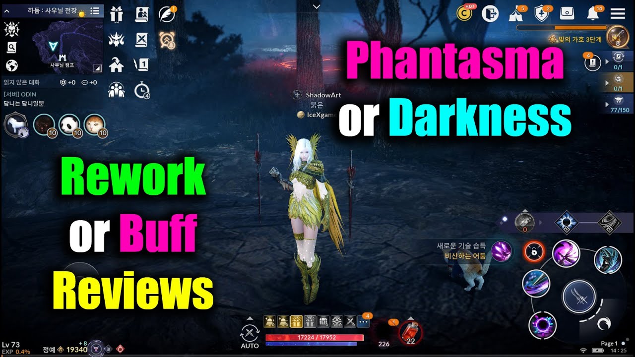Black Desert Mobile Phantasma Rework or Buff Skill Reviews - YouTube