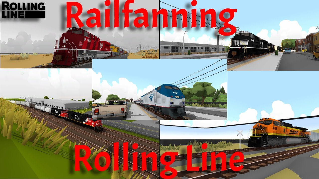 Railfanning Rolling Line - YouTube