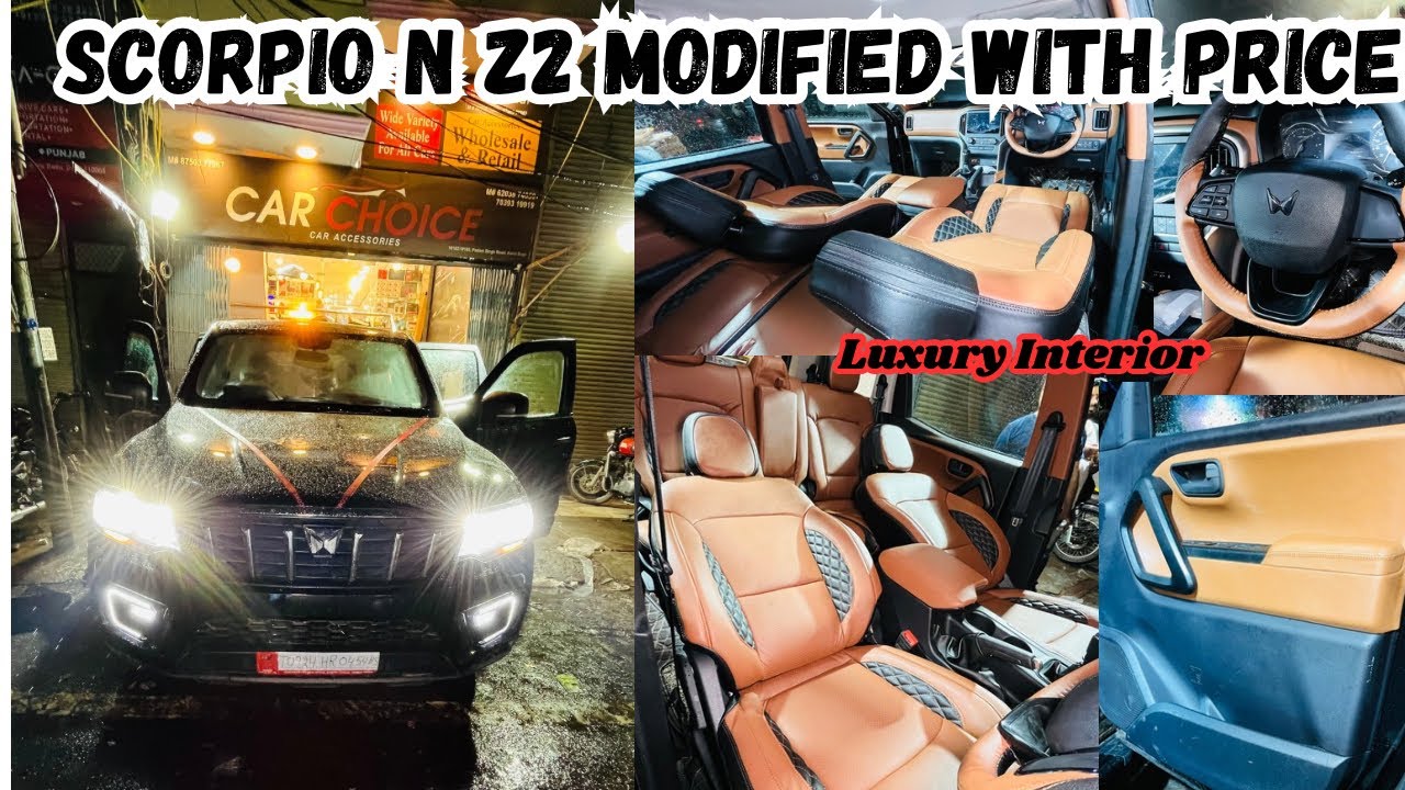 Mahindra Scorpio N Z2 Modified with Price | Scorpio N Fog Lamp ...