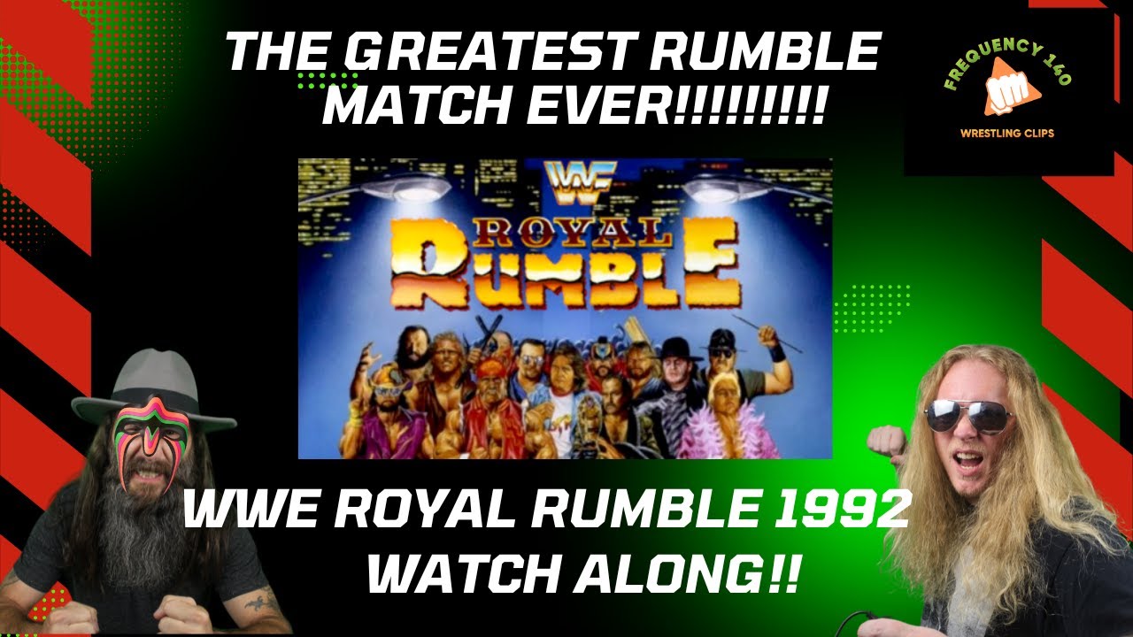 WWE ROYAL RUMBLE 1992 MATCH!!!! WATCH ALONG!!! - YouTube