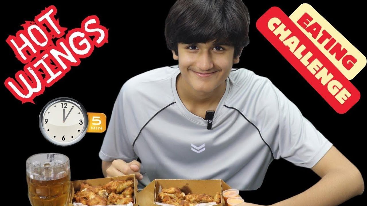 The 5 Minute Hot Wings Eating Challenge That Went Viral - YouTube
