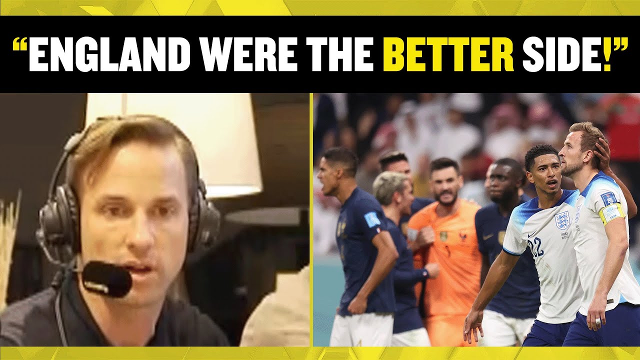 French Football Journalist Julien Laurens says England were the 'better ...