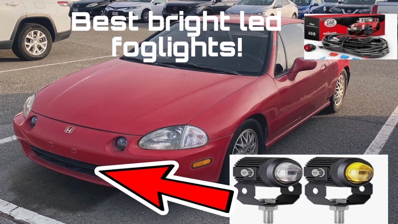 INSTALLING LED FOGLIGHTS on my HONDA CIVIC DEL SOL! - zmoon motorcycle ...