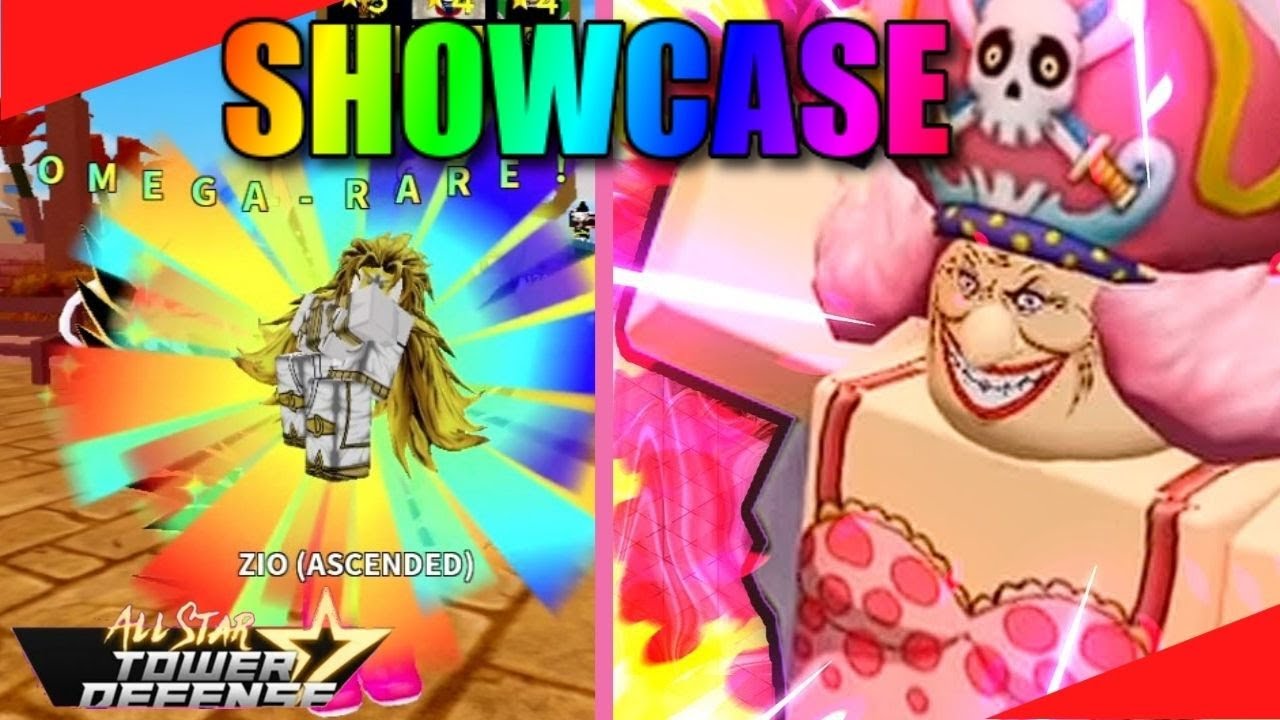 SHOWCASE DO ZIO 6 ESTRELAS E DA BIG MON NO ALL STAR TOWER DEFENSE - YouTube