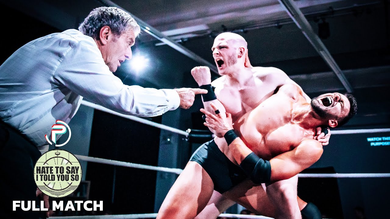 FULL MATCH | Jordon Breaks vs. James Pharrell (British Rules Match ...