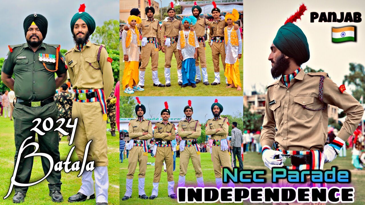 15 August Parade [NCC] Independence Day 2024 in Batala PANJAB🌾 - YouTube