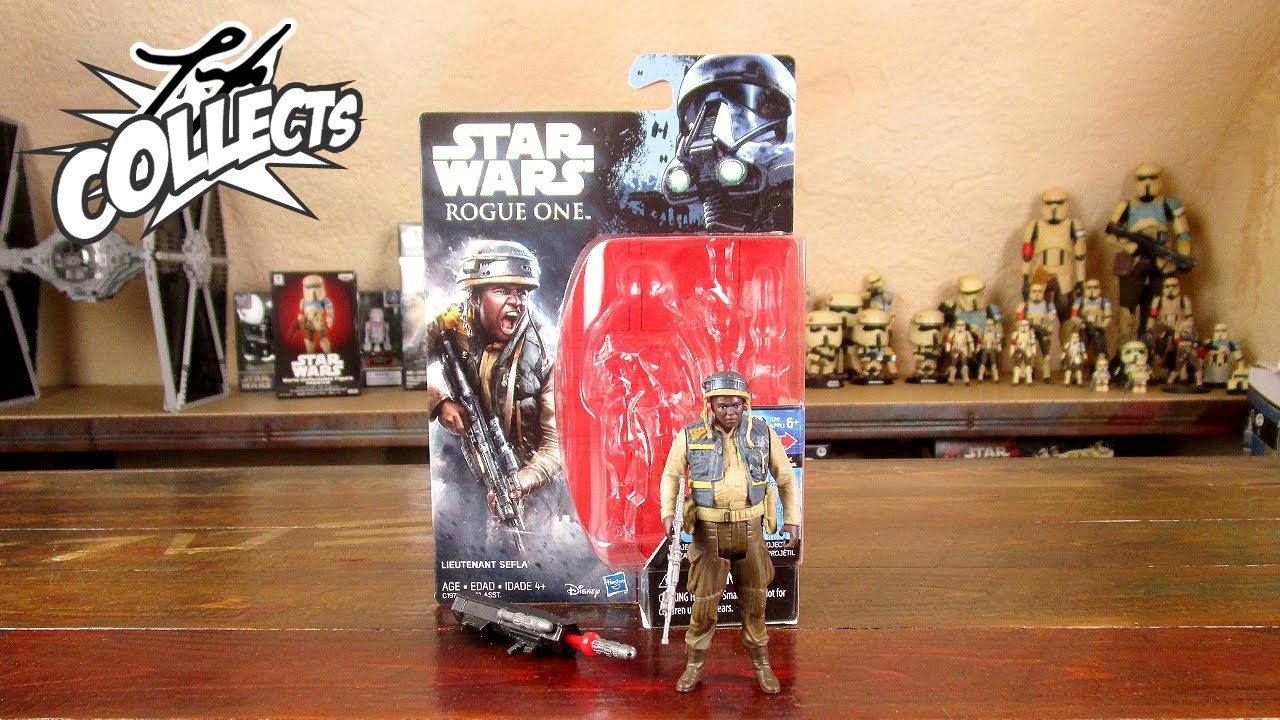 HASBRO Star Wars Rogue One - Lieutanent Sefla - 3.75 Inch Unboxing ...