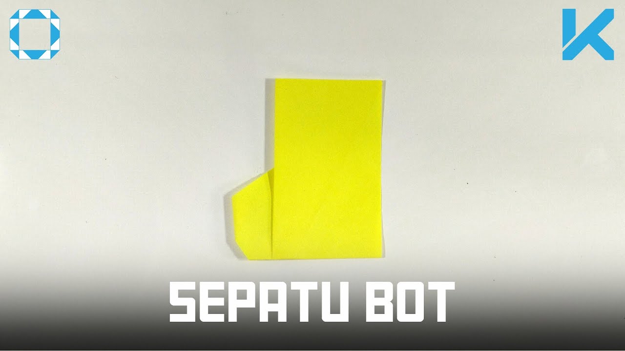 Cara membuat sepatu bot dari kertas lipat yang mudah | ORIGAMI - YouTube