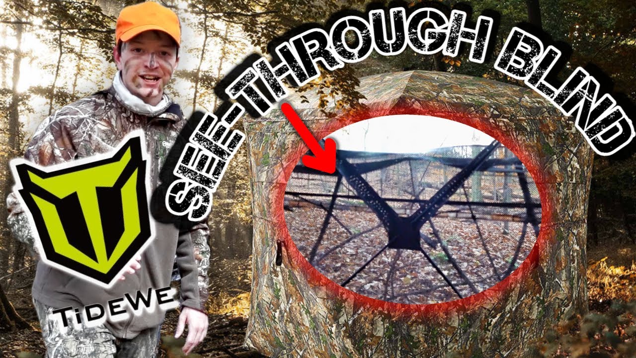 TideWe See Through Hunting Blind Review! | [In the Field Review] - YouTube