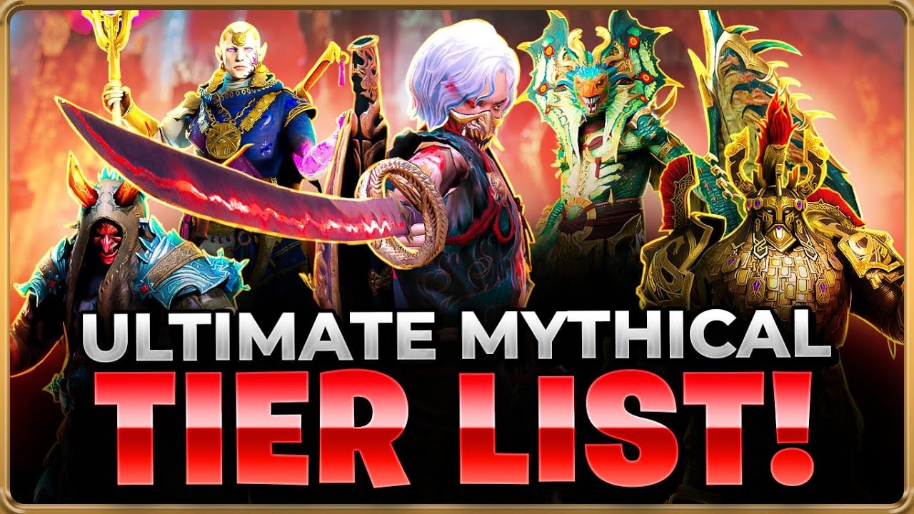 All The Mythical Champions RANKED!! Raid: Shadow Legends Tier List Ft ...