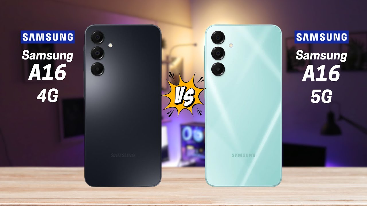 Samsung A16 4G vs Samsung A16 5G Full Comparison - YouTube