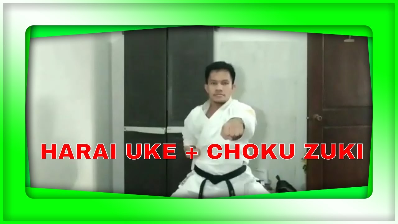 Basic Karate Training At Home By Maestro Jun / Combination of Harai Uke ...