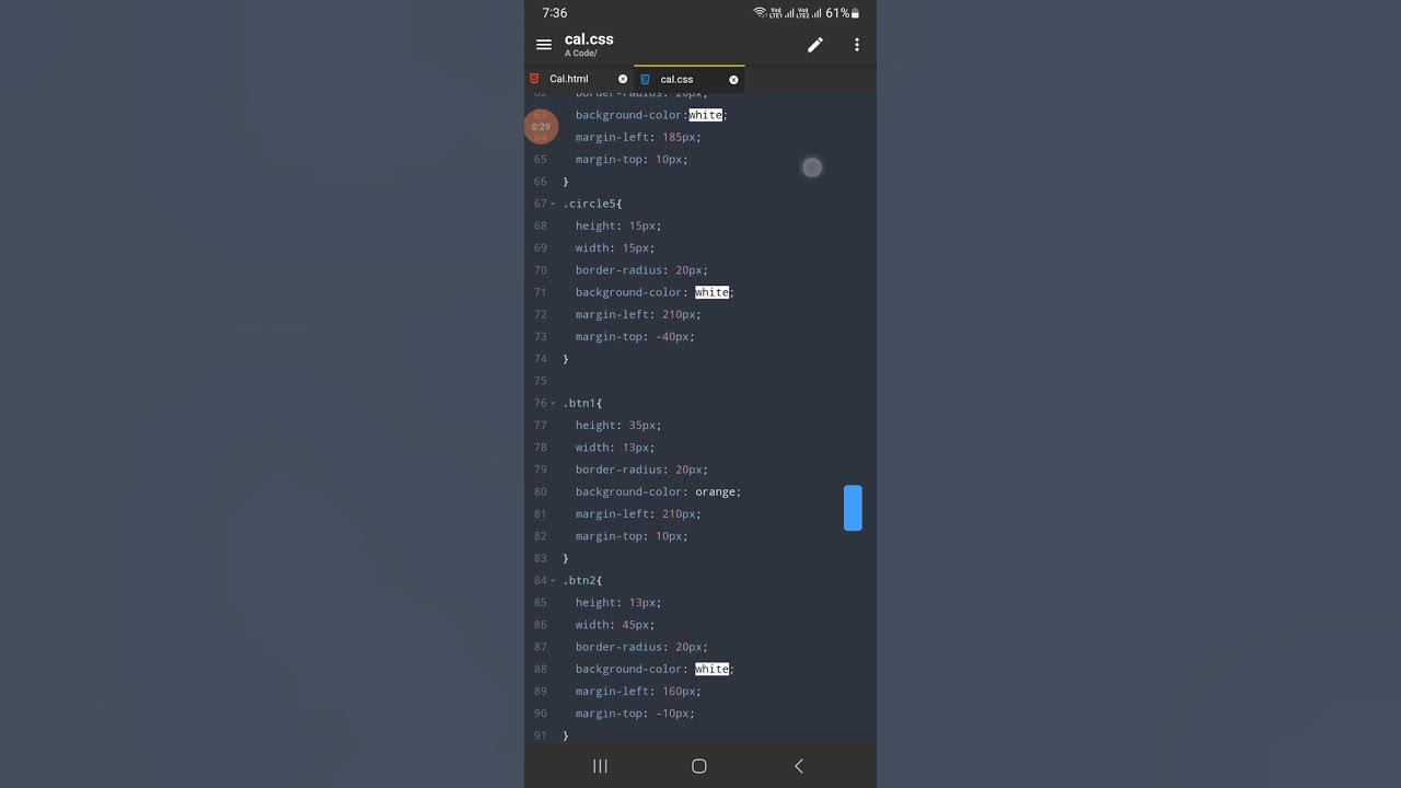 Calculator Design Using Htmland Css Coding Dlearner2498 Youtube