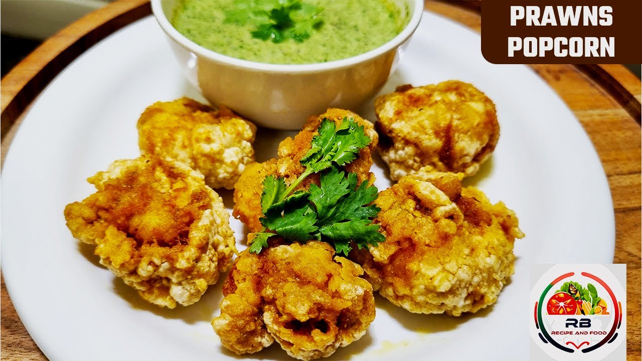 Prawns Popcorn Recipe | Crispy Golden Fried Prawns | Fried Shrimp | RB ...