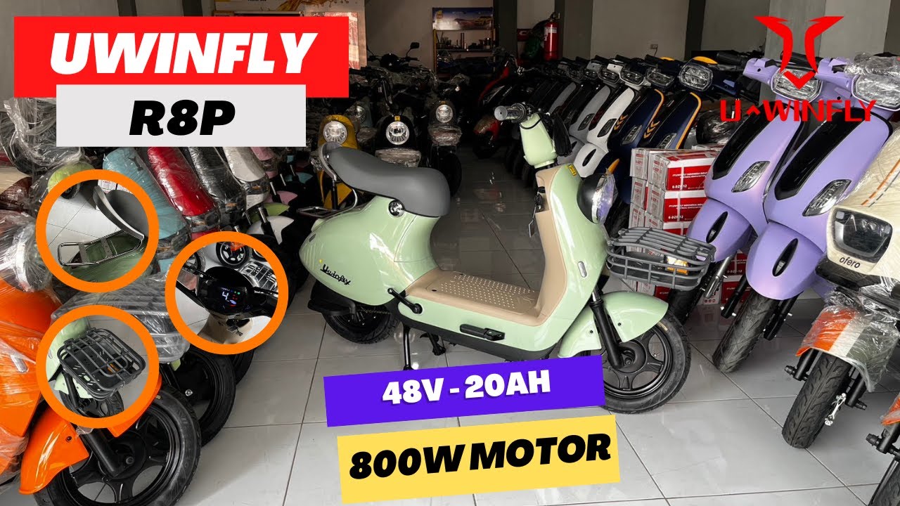 Sepeda listrik uwinfly R8P MOTORNYA 800W!!! - YouTube