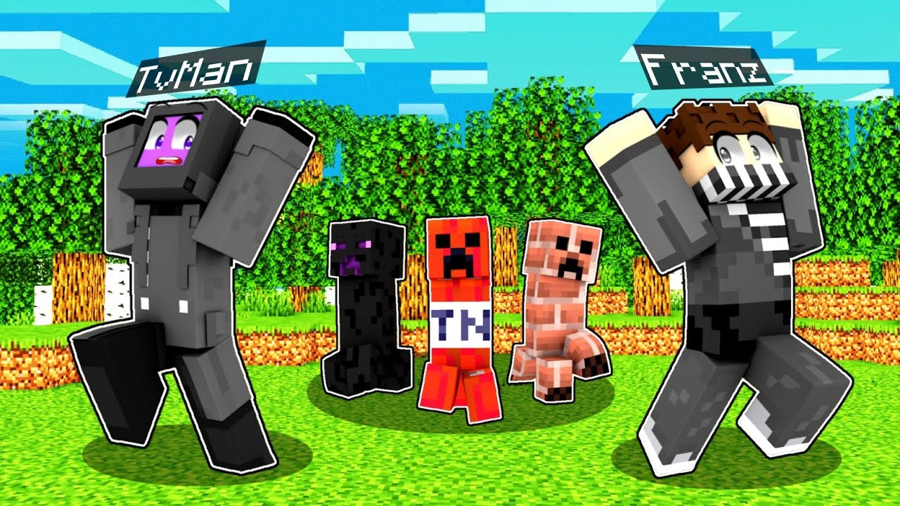 TV MAN DAN CREEPER ANEH Di MINECRAFT - YouTube