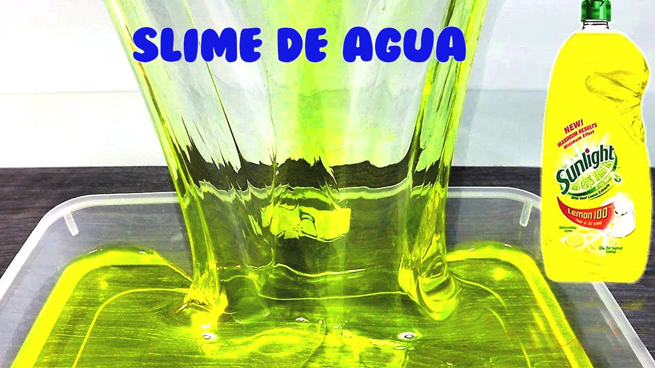 ASMR RECETA DE SLIME DE AGUA 💦🎧👅 Cómo hacer Slime de Agua Jiggly en ...