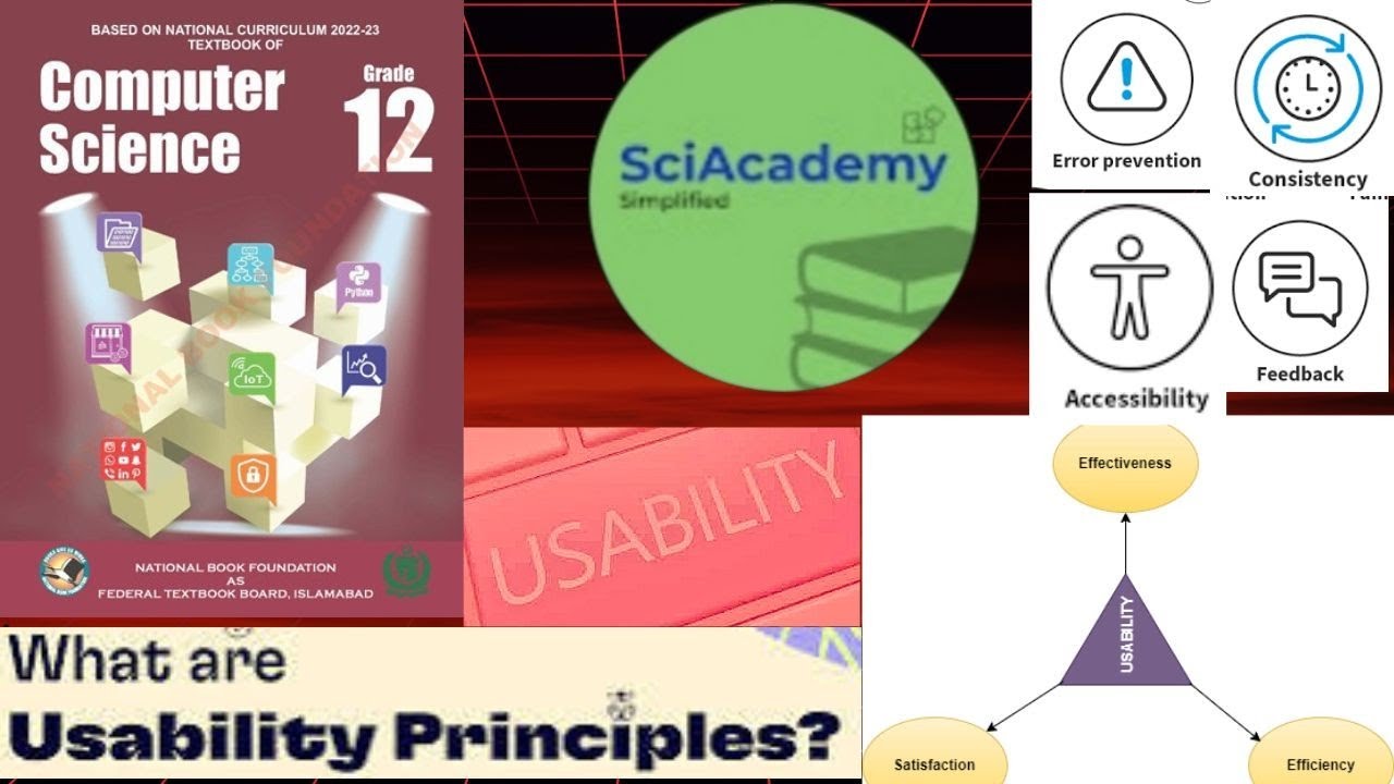 Device/System Usability | Key Aspects of Usability | Principles of Usability Chapter 1 Class 12 ...