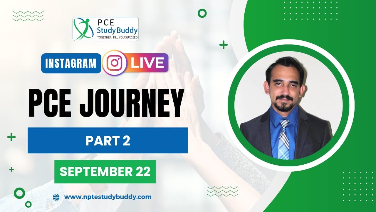 🔴 PCE Journey - September 2022, Part 2 | PCE StudyBuddy - YouTube