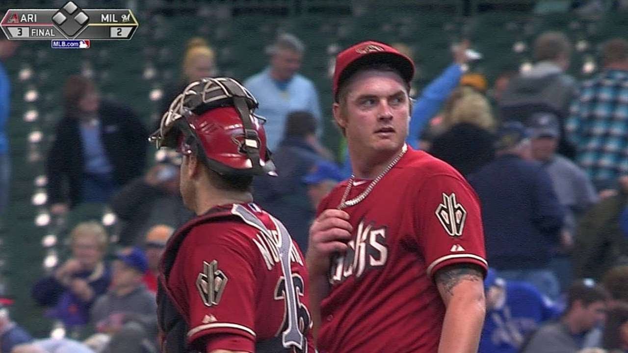 ARI@MIL: Reed K's Reynolds to tally the save in win - YouTube