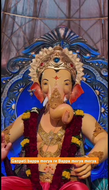 ganpati bappa morya re Bappa morya morya re#youtubeshorts ♥️🙏 - YouTube