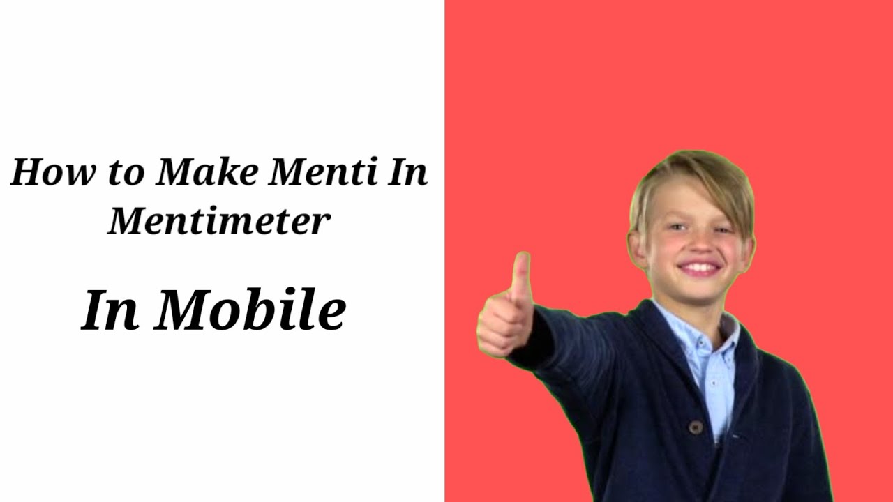How to make Menti in Mentimeter in Mobile - YouTube