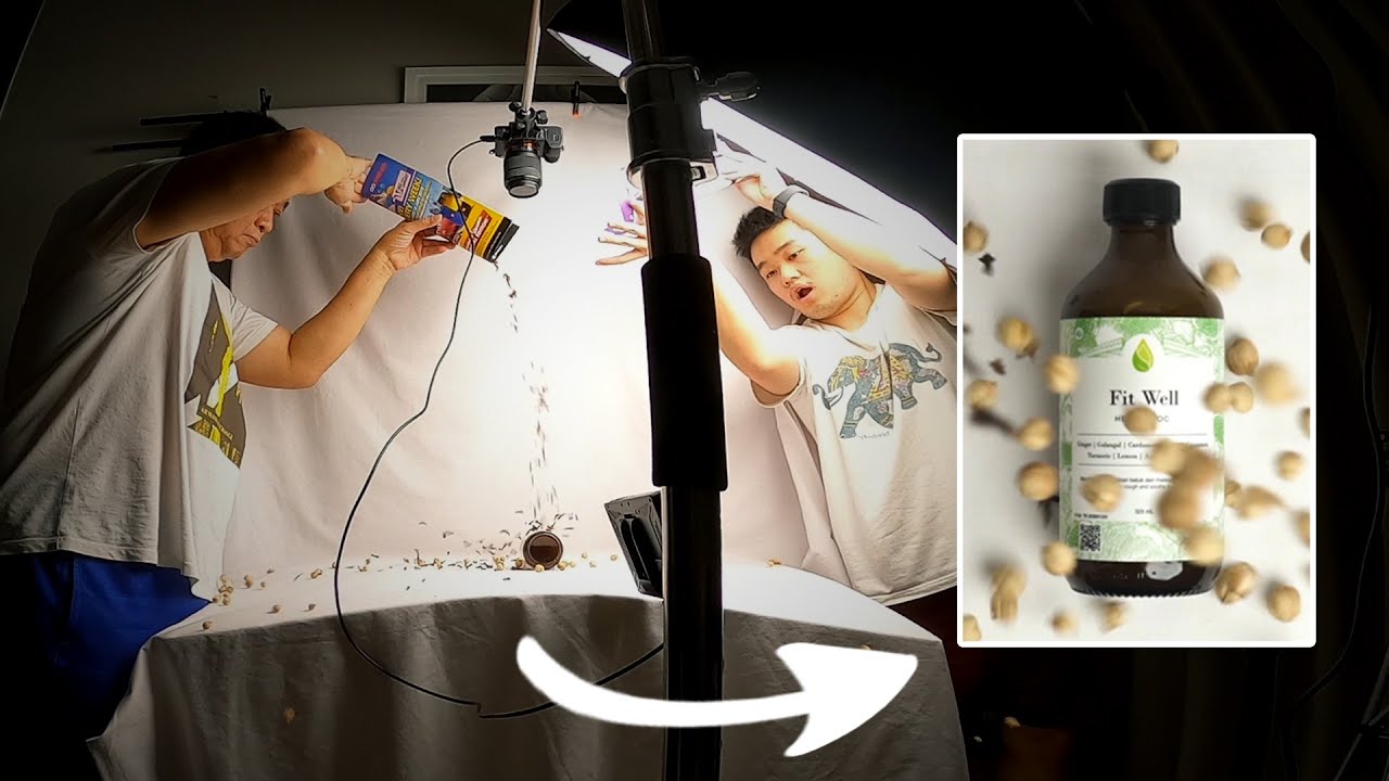 Cara buat video iklan produk JAMU dari rumah - YouTube