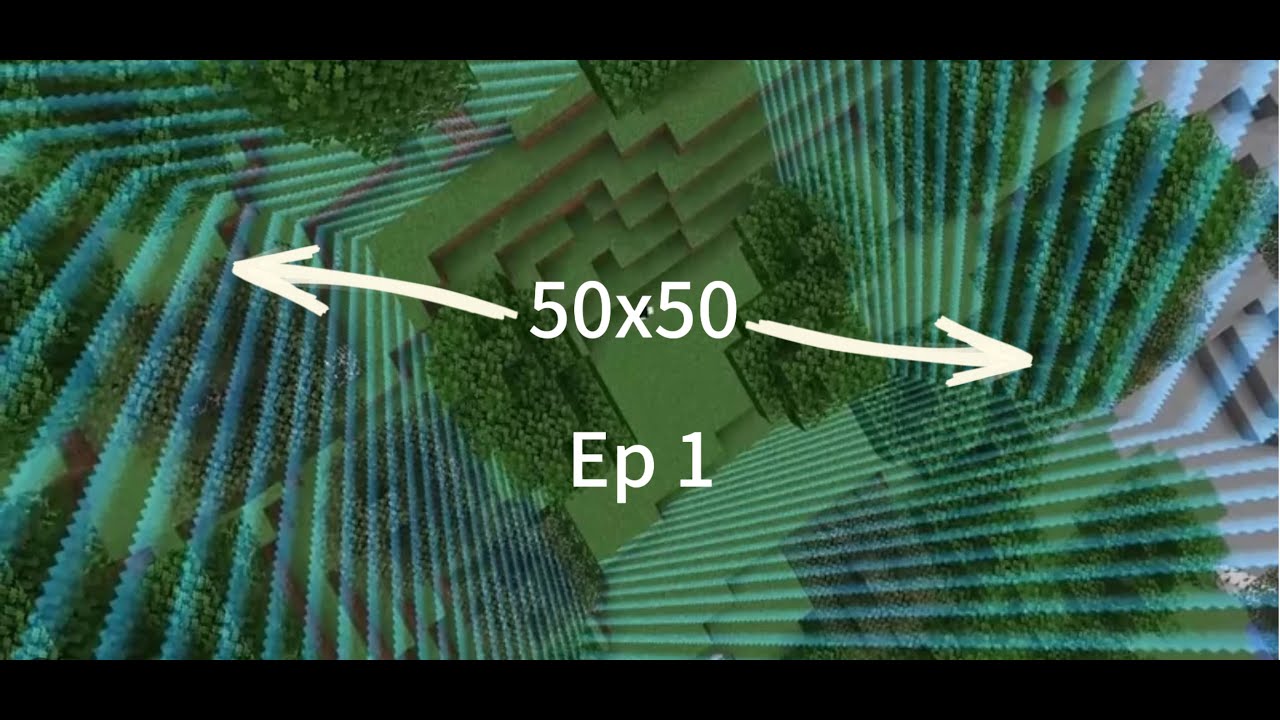 50x50 Minecraft world episode 1 - YouTube