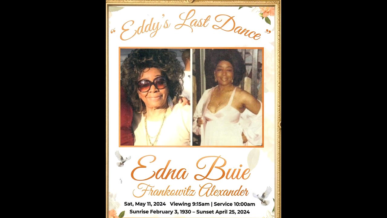 Celebrating the life of Mrs. Edna Alexander - YouTube