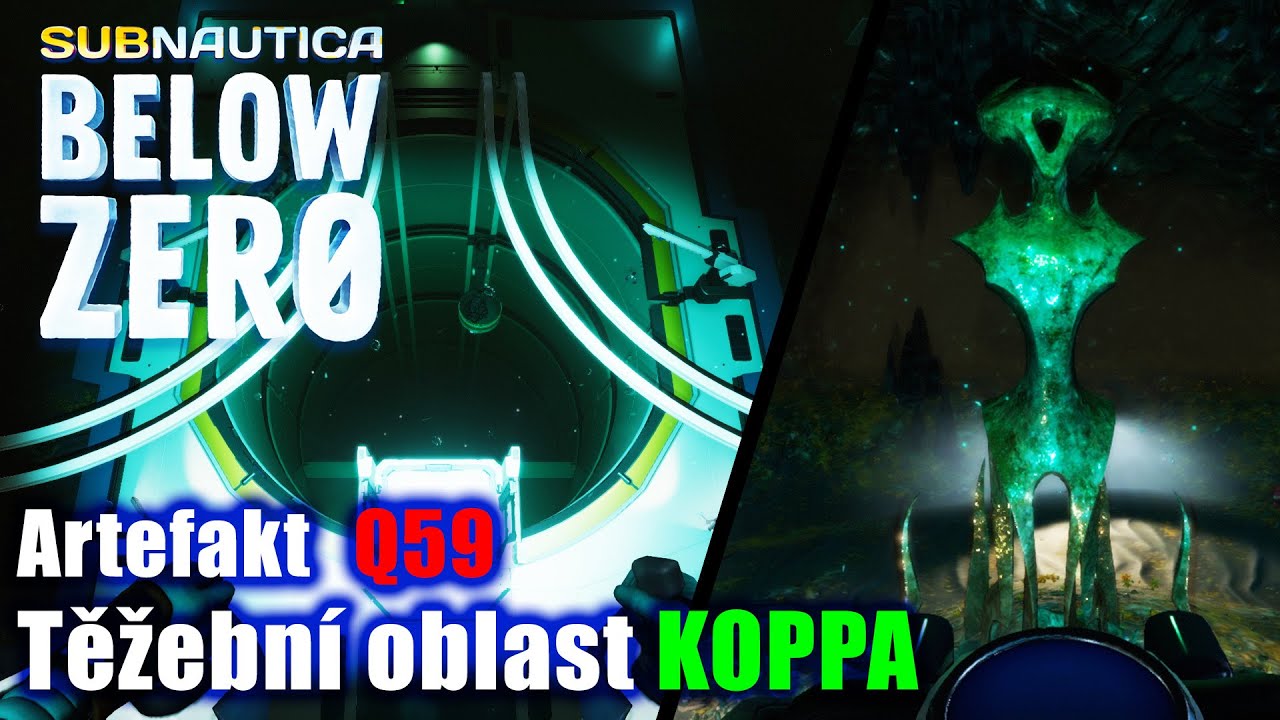Artefakt Q59 a těžební oblast KOPPA - Subnautica Below Zero CZ - 07 ...