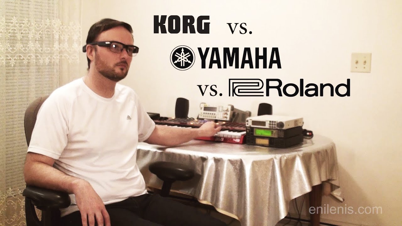 Korg vs Yamaha vs Roland Showdown - YouTube