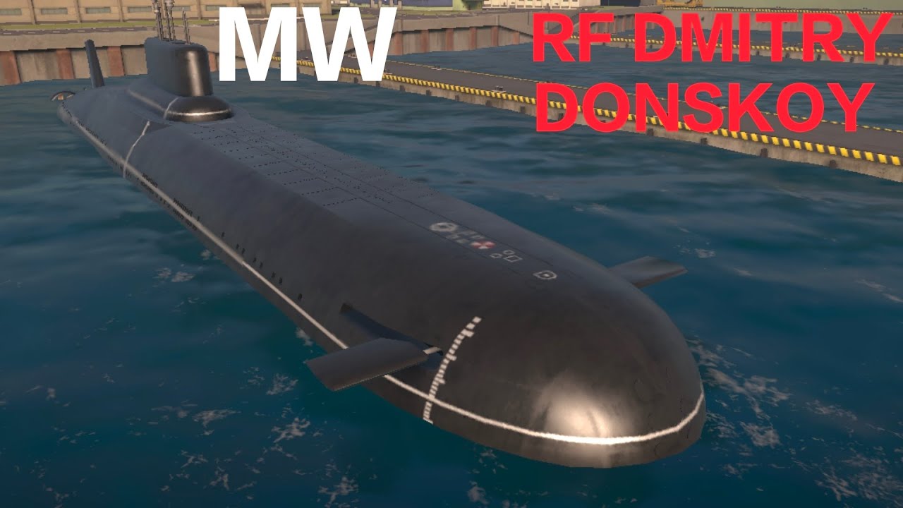 modern warships:RF DMITRY DONSKOY.with 4 different types missile ...