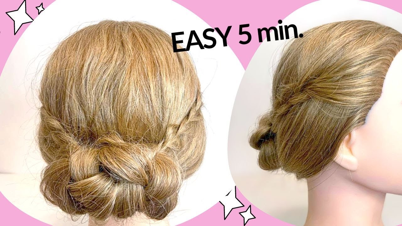 ️EASY DIY HAIRSTYLE FOR BEGINNERS|MEDIUM-LONG HAIR #easyhairstyles # ...
