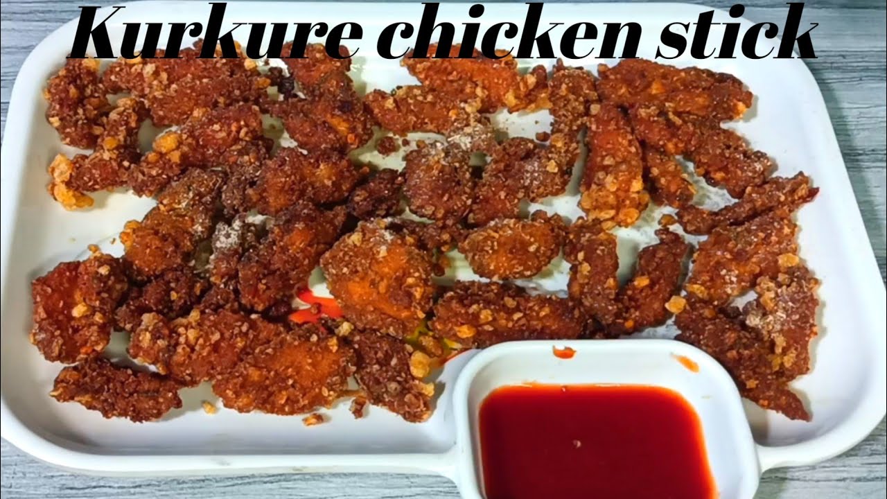 KURKURE CHICKEN STICK 🍗🐔🍗 ll tasty kurkure masala chicken stick recipe ...