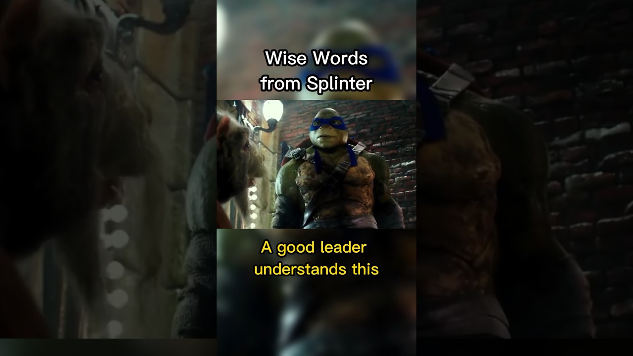 Wise words from Master Splinter🙏 #shorts #tmnt #ninjaturtles #tmntedit ...
