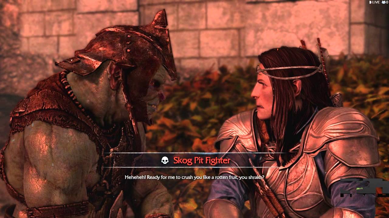 Shadow of Mordor - Uruk Quotes 2 - YouTube