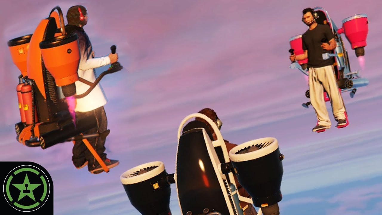 Let's Play - GTA V - Jetpack Joyrides - YouTube