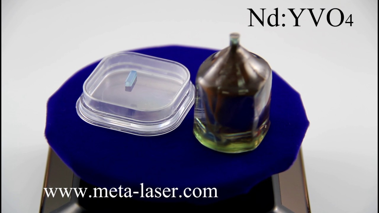 Nd YVO4 laser crystal sales@meta-photonics.com - YouTube