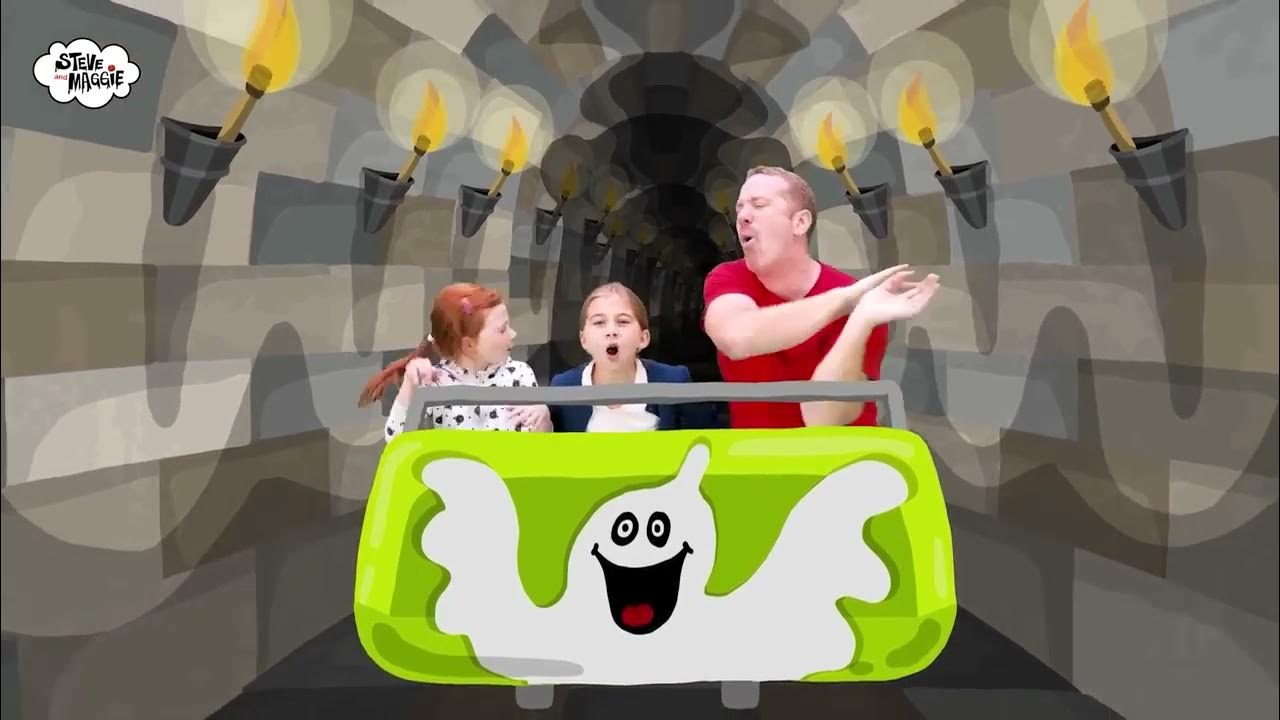 Steve and Maggie Halloween Go Away, Monster! Haunted House and Piñata ...