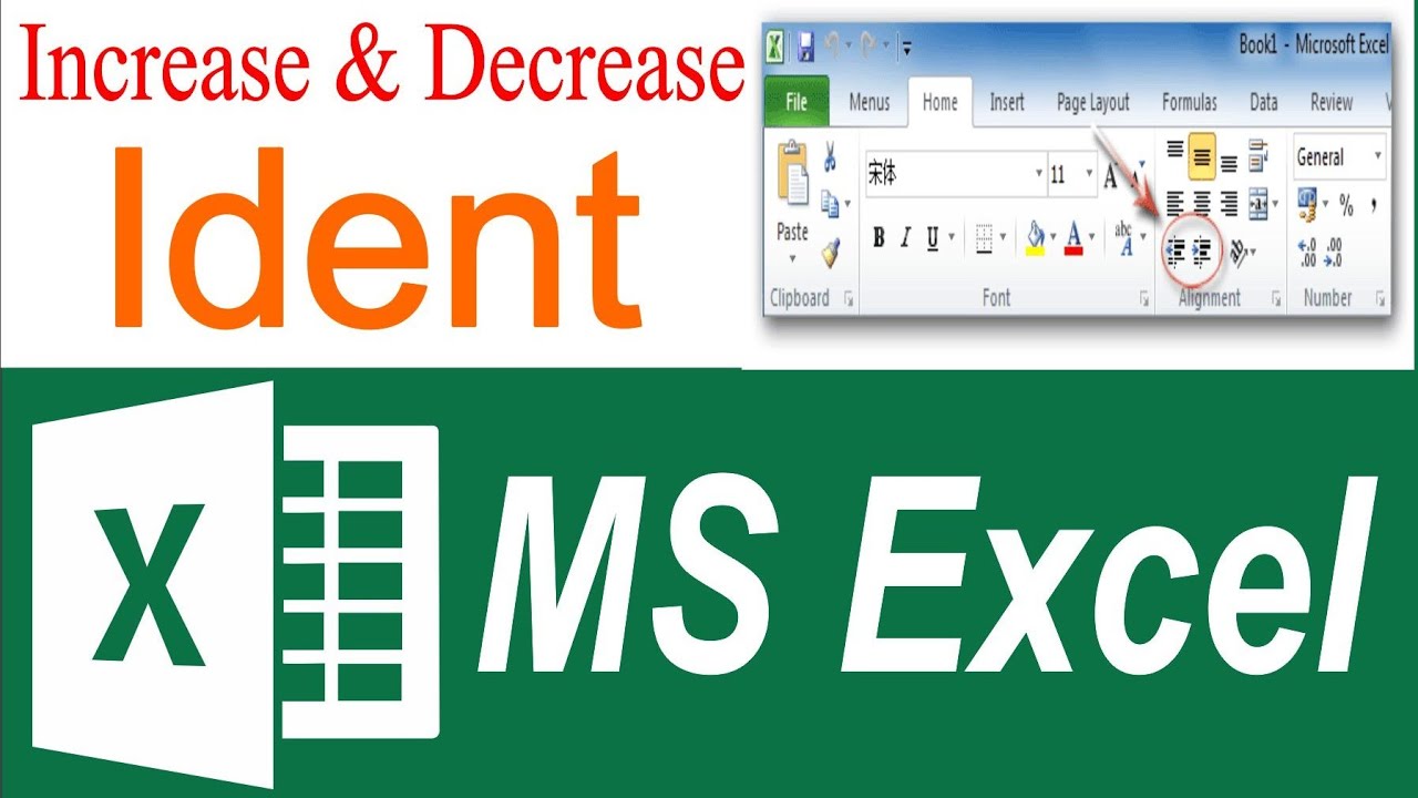 how to indent text in ms excel || how to increase and decrease indent in excel in urdu hindi ...