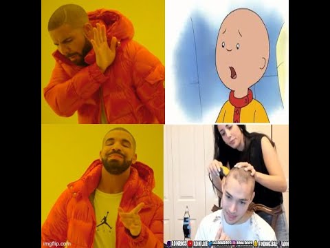 Adin Ross Shaves his head Bald Live on Stream Part 2!!!!!!! - YouTube