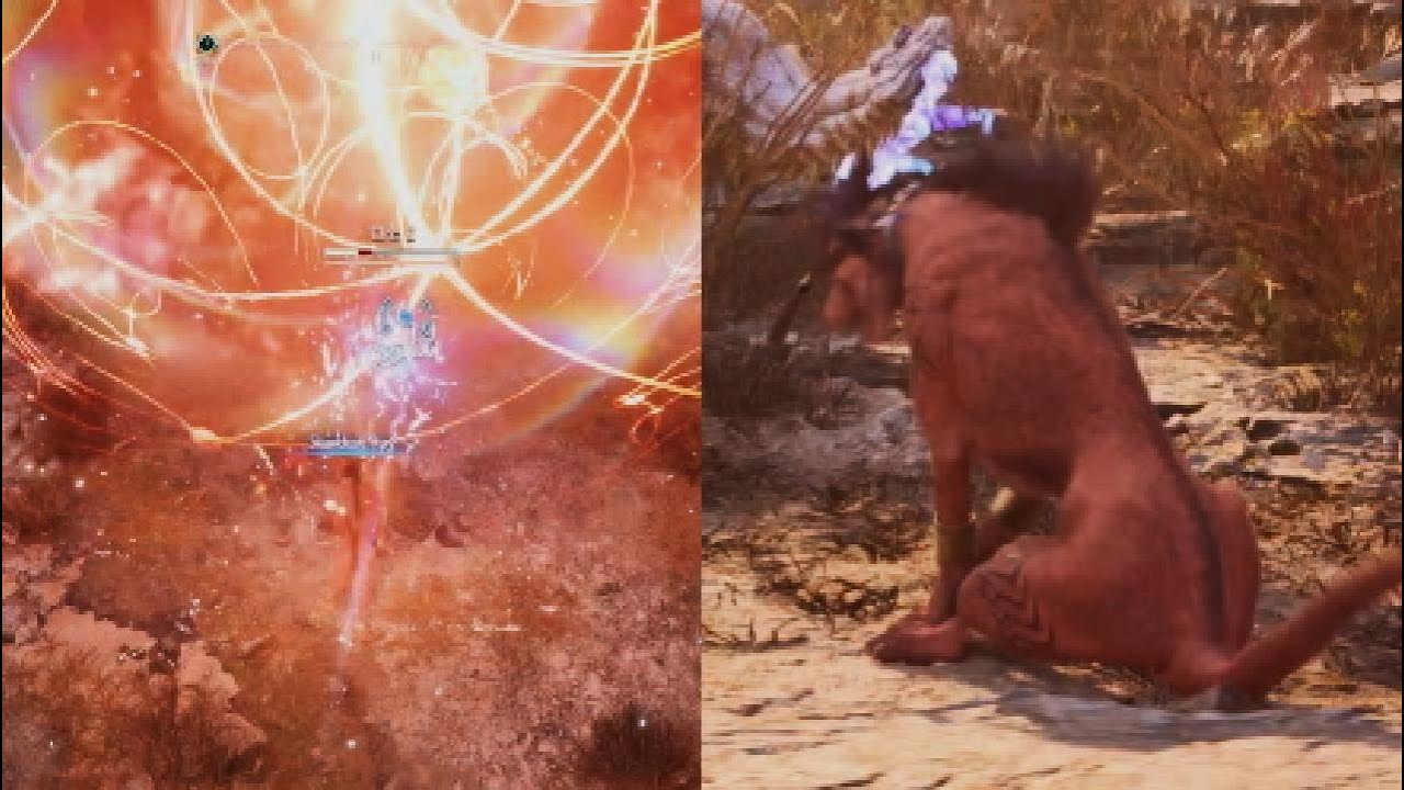 Red XIII Stardust Ray Demonstration Final Fantasy VII Rebirth - YouTube