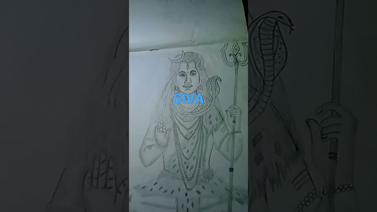 Siva drawing art by Deva - YouTube