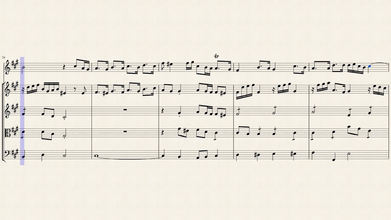 Aria: "Se pieta di me non senti" from "Giulio Cesare" (HWV 17 A2S8N27 ...