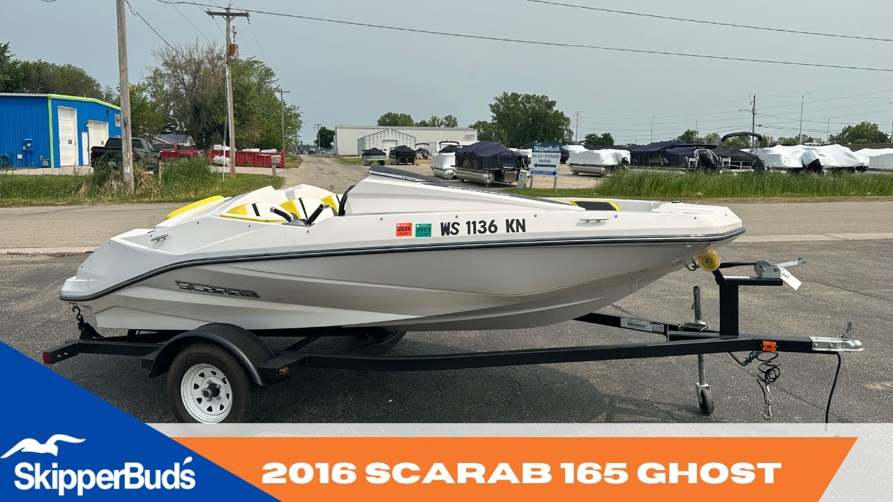 2016 Scarab 165 Ghost Jet Boat Tour SkipperBud's - YouTube