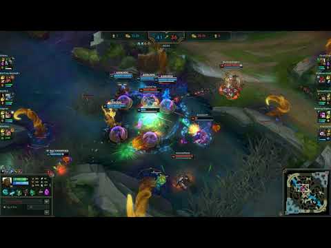 Lulu+Illaoi Flash Ult in slow motion