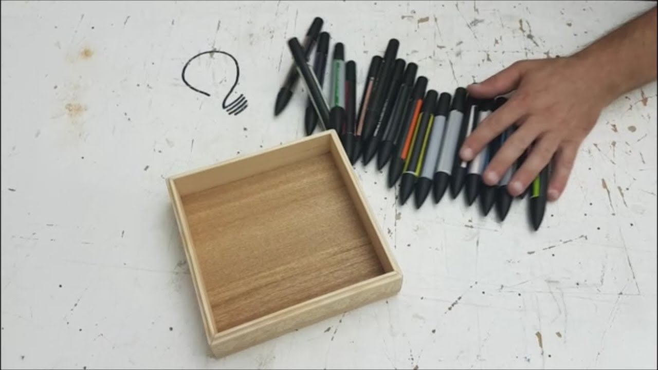 Making a Simple Open Top Storage Box - YouTube