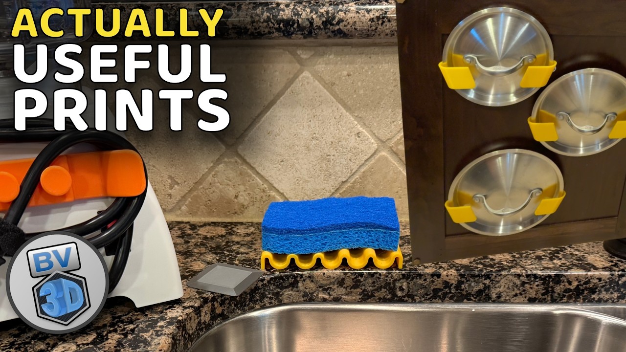 Practical 3D Printed Kitchen Organizers I Actually Use - YouTube