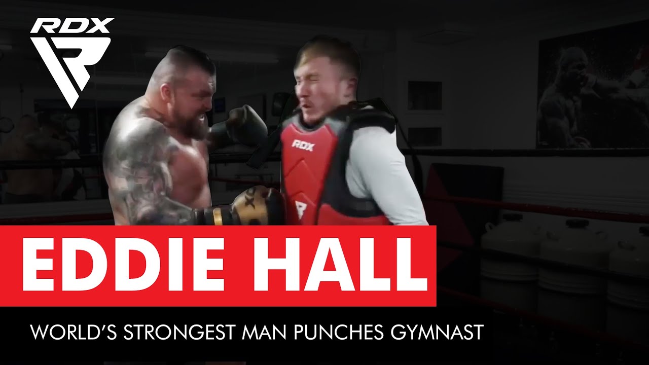 Eddie Hall Testing RDX Sport's Chest Guard @eddiehallwsm - YouTube
